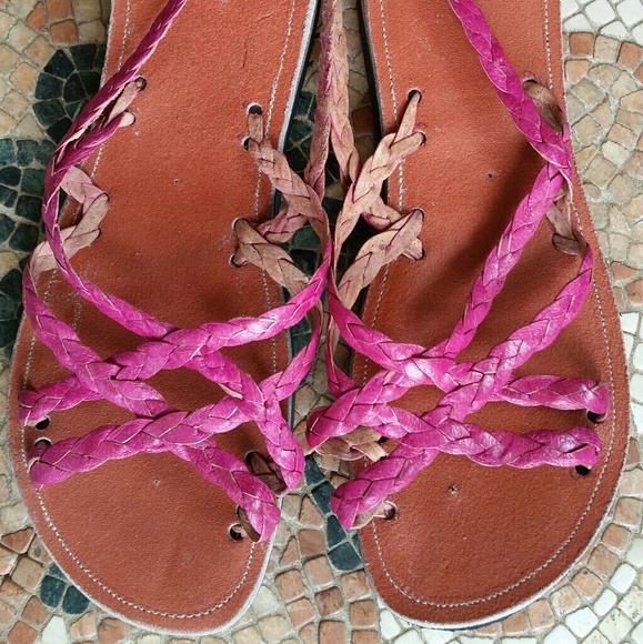 Handmade | Shoes | Nwot Braided Boho Sandals Mexican Huaraches | Poshmark